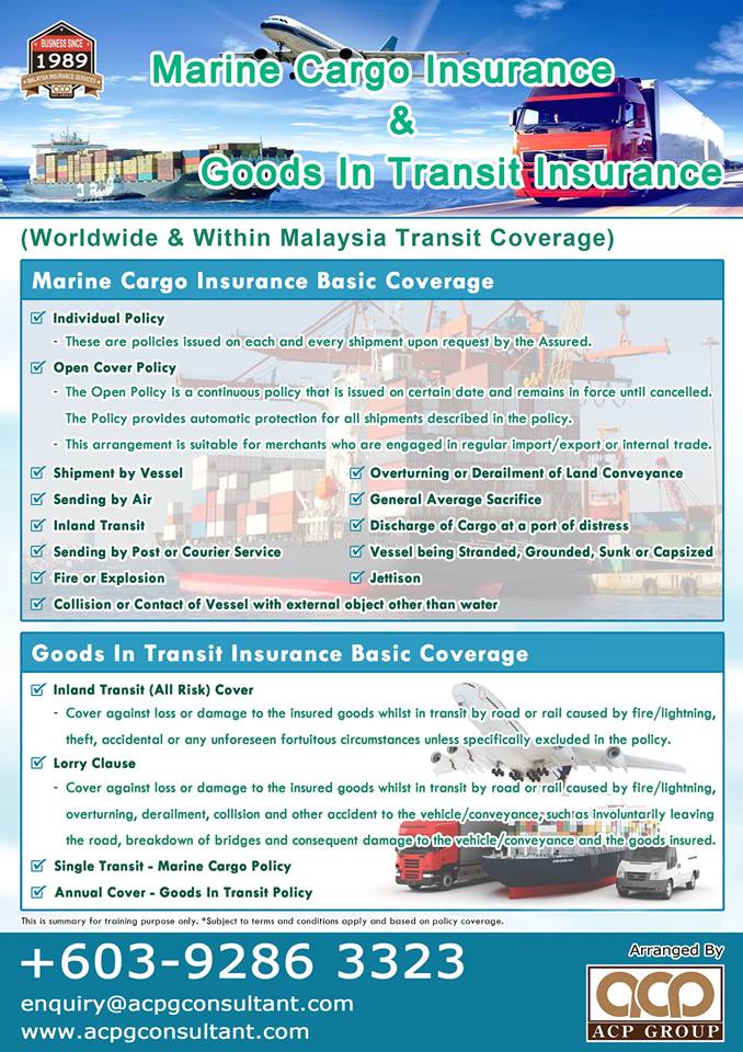 Malaysia Business Insurance : Malaysia Marine Cargo Insurance, Marine ...