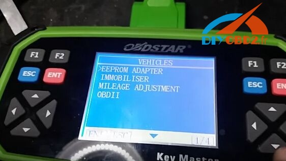 Comment lire Peugeot 206 BSI pin code par OBDSTAR X300 PRO3?-obdstar x300m