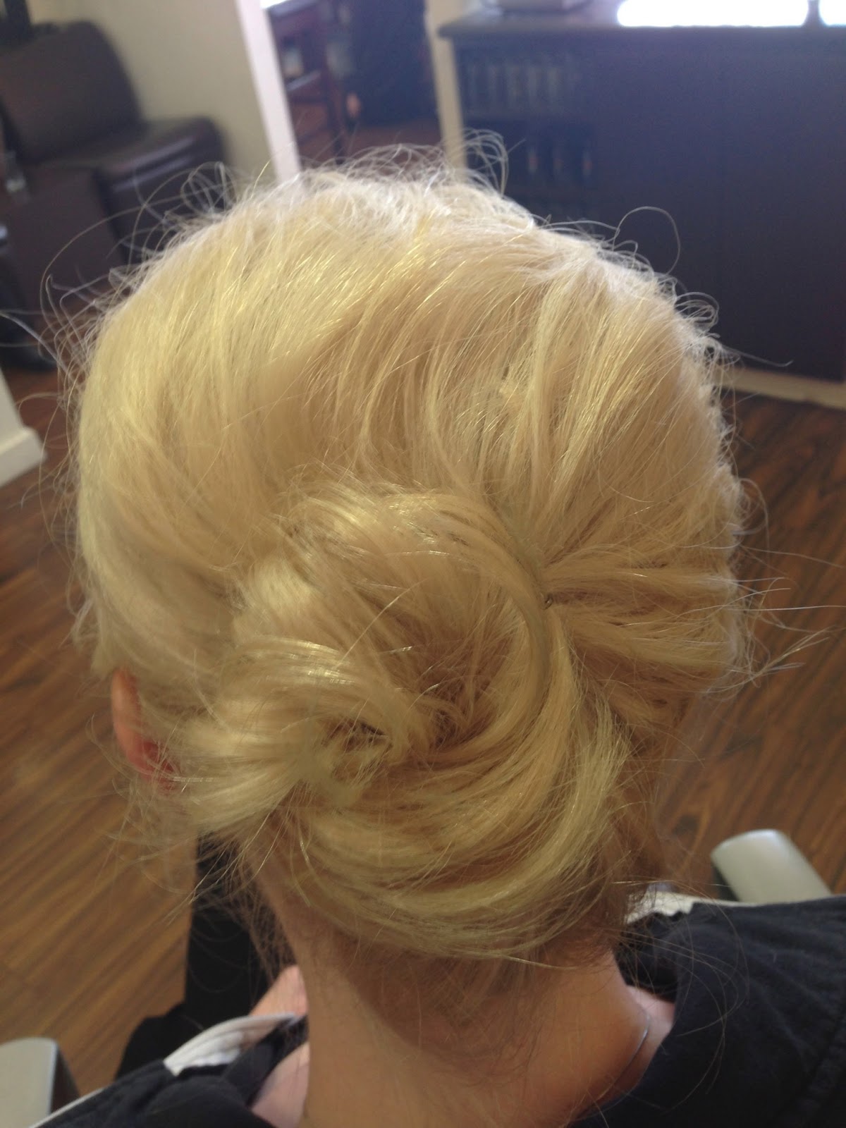 On Stage Hair Design: How To Tuesday: Messy Hair Bun