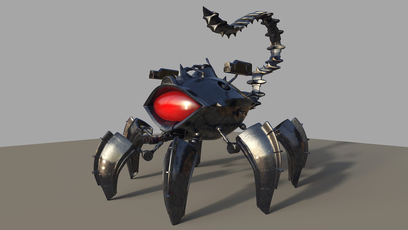 CD4 ( Shader Writer / Look Dev Artist ): Scorpion Bot