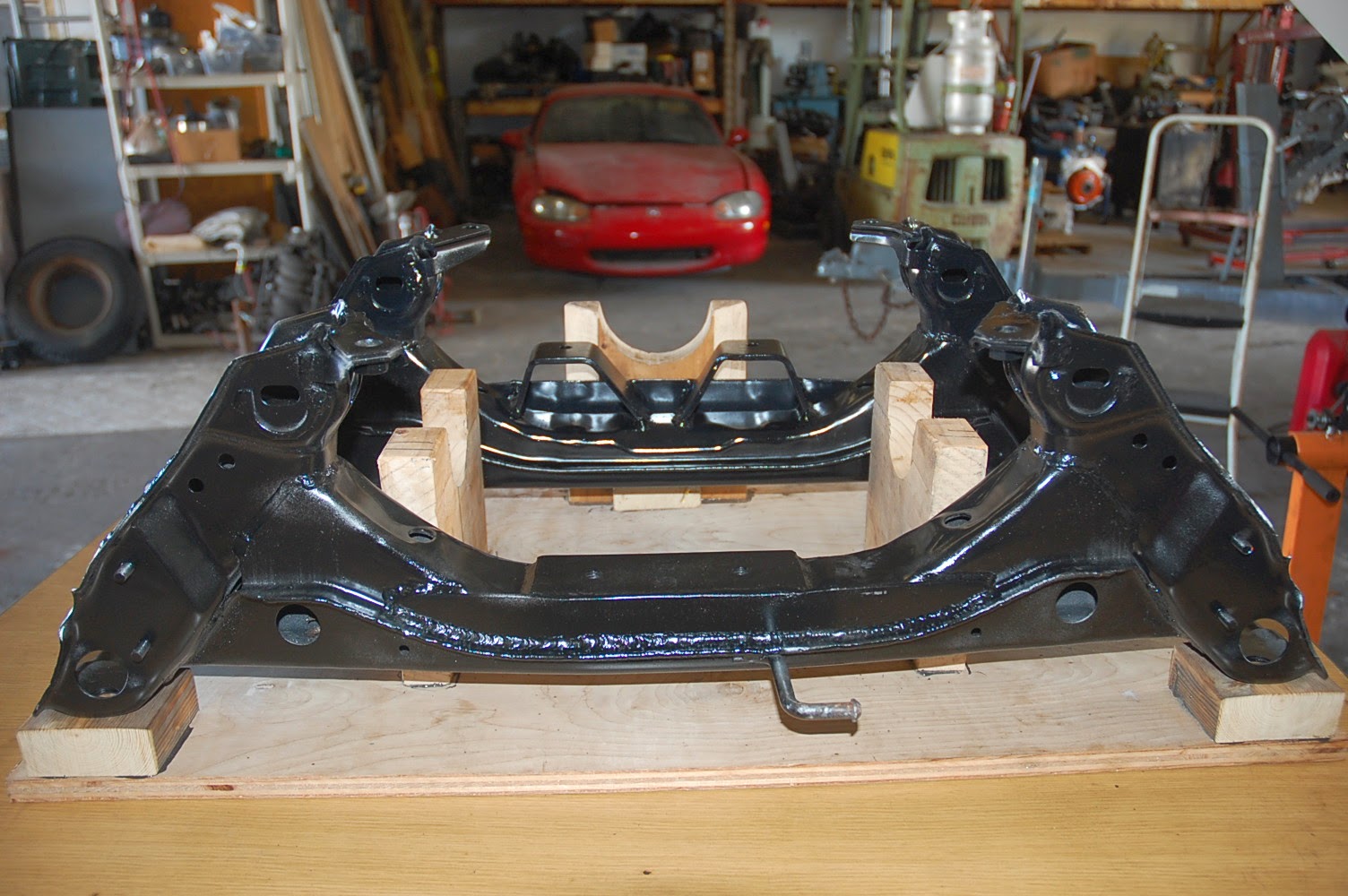 MiataV8 Conversion: Rear subframe