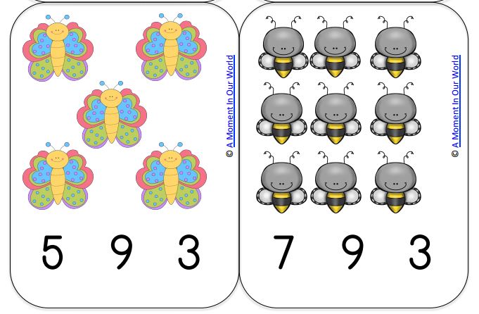 Creciendo con libros y juegos: RECOPILACIÓN DE TARJETAS PARA CONTAR ...
