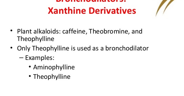 Xanthine derivatives - Amylophyllin