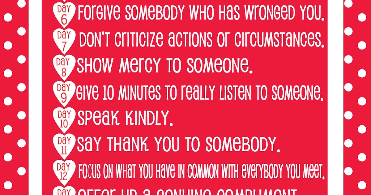 CreateJoy2Day: Love One Another- 14 Day Challenge