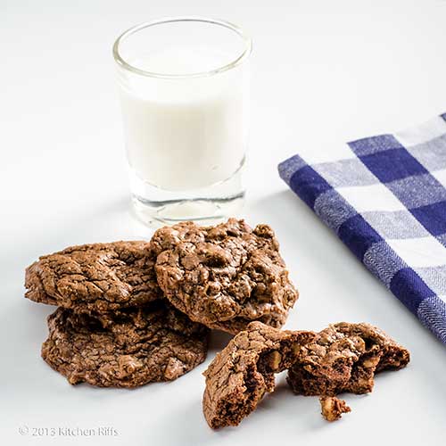 Kitchen Riffs: Deep Dark Chocolate Cookies