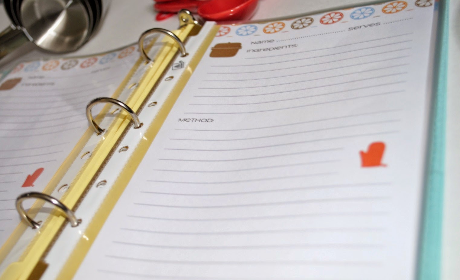 A Little Bit of Quiet: Recipe File (including free printable cards)