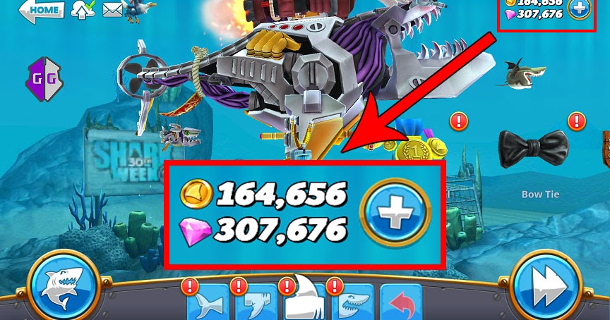 Cara Cheat Hungry Shark World dan Evolution dengan GameGuardian | Zona ...