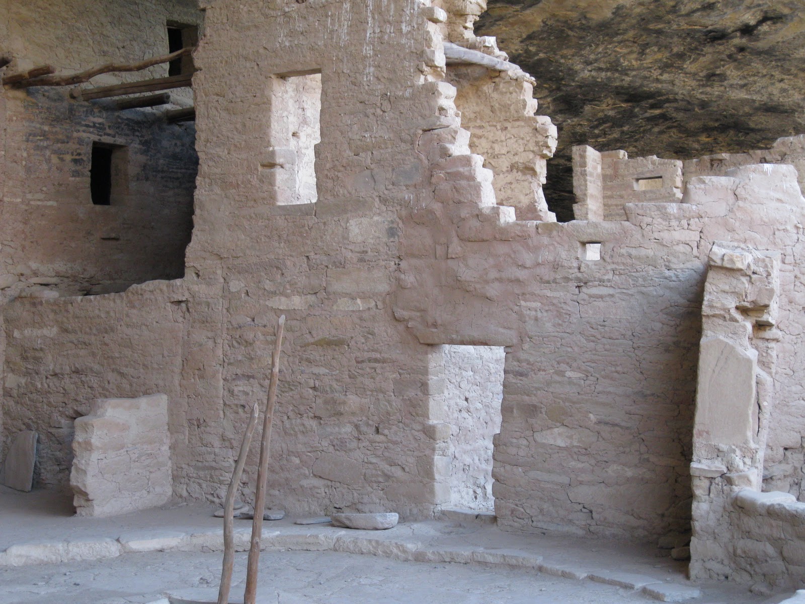 Four Corners Hikes-Mesa Verde: T Shaped Doors at Spruce Tree House