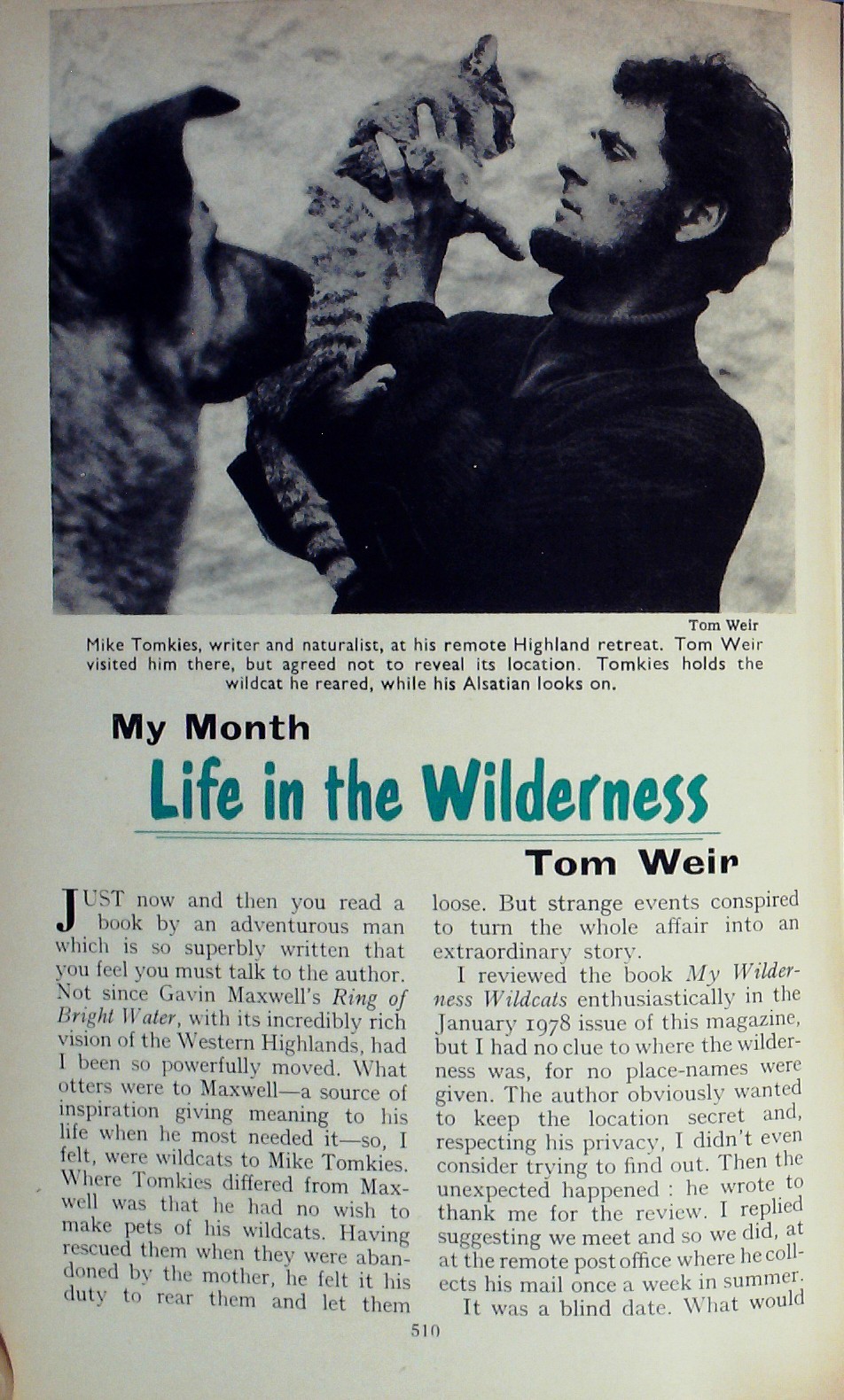 Footless Crow: Mike Tomkies: Life in the Wilderness