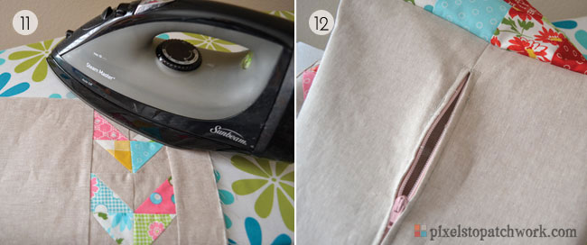 from Pixels to Patchwork: Tablet Pillow Stand Tutorial - Girl Friday Sews