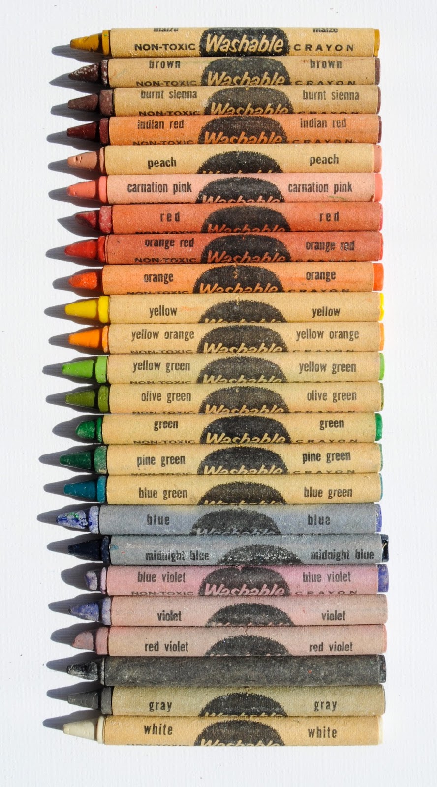 Jenny's Crayon Collection: Washable Crayons