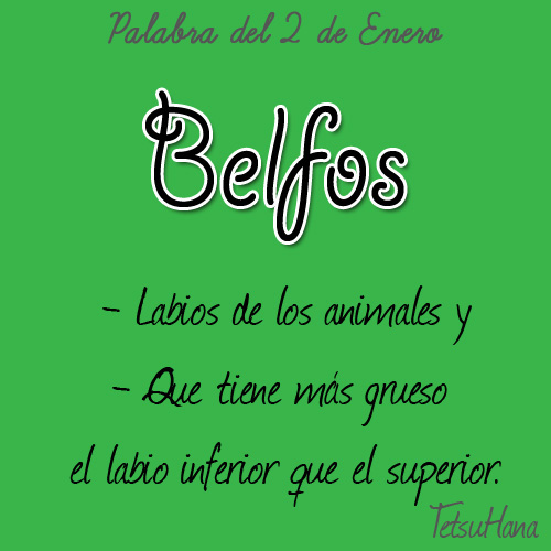 El Librero de Tetsu Hana: Palabras de la semana 01