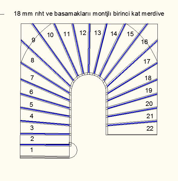 AHŞAP MERDİVEN YAPIMI