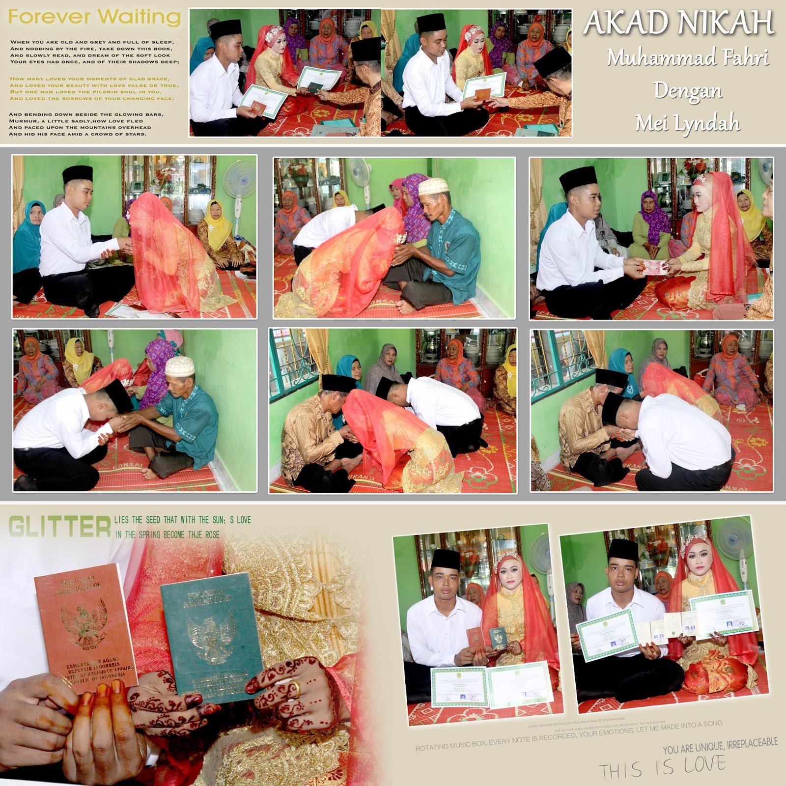 KOLASE PRE - WEDDING ~ EDITOR PHOTOS AND DESAIN