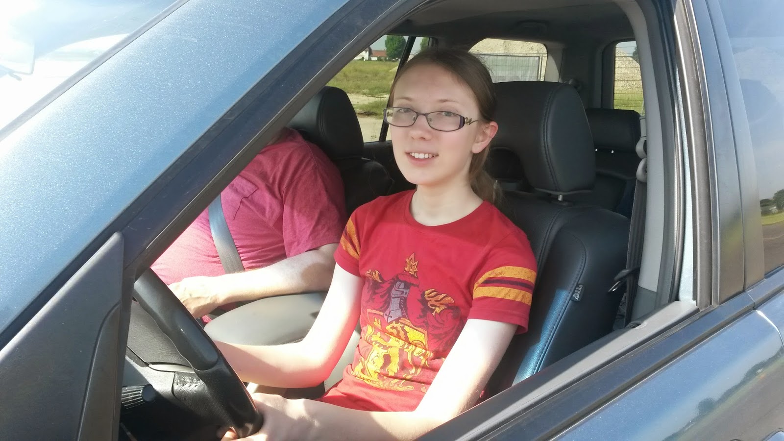 Happy Highlights Daily Herald: Emily's 1st Time Driving