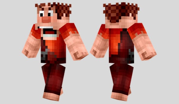 Galaxia Minecraft: Skin de Ralph el Demoledor