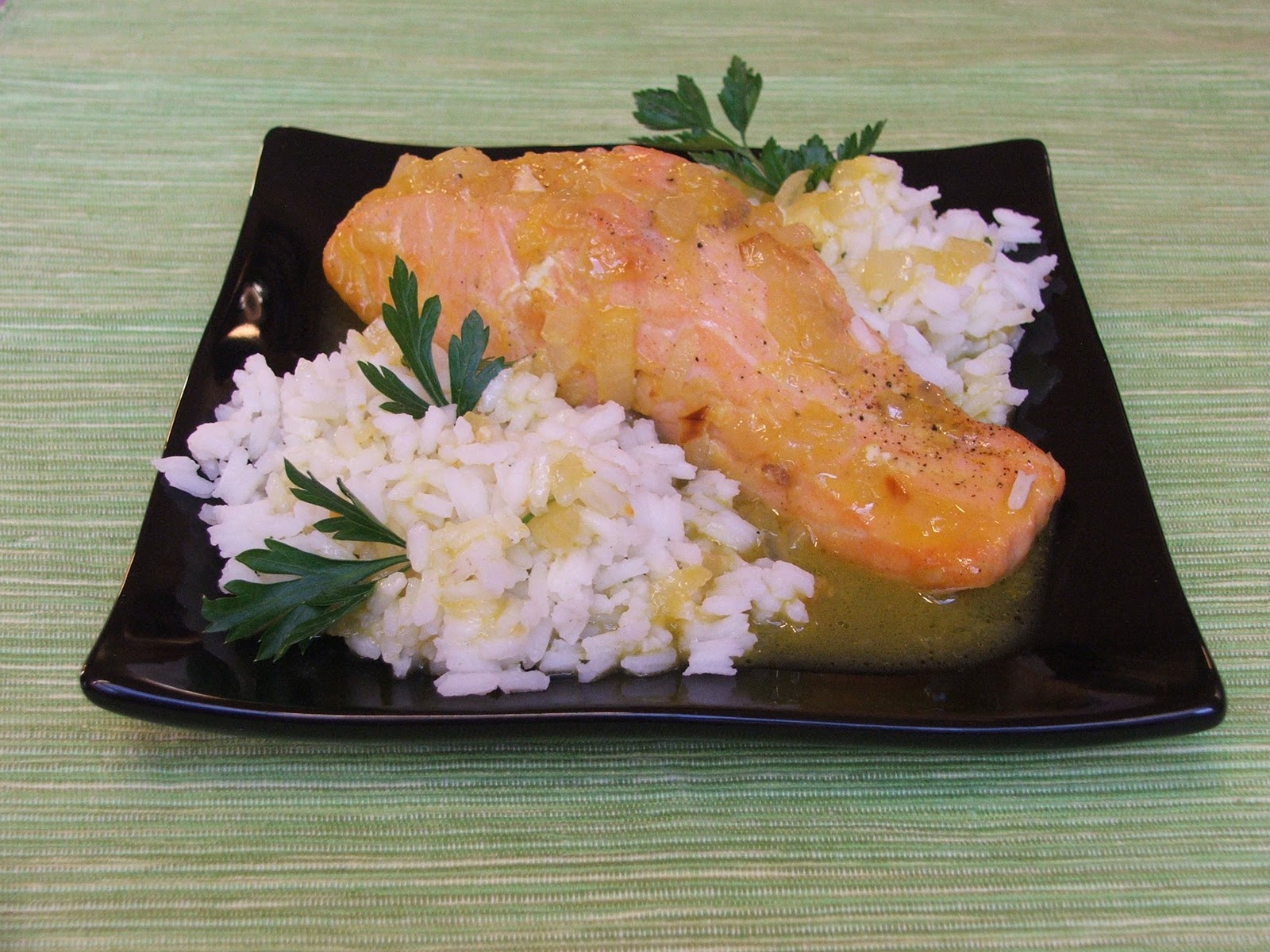 Méz és Olíva: Narancsos párolt lazac