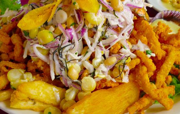 ! the Huarike! Te Abrira El Apetito: Jalea peruana.