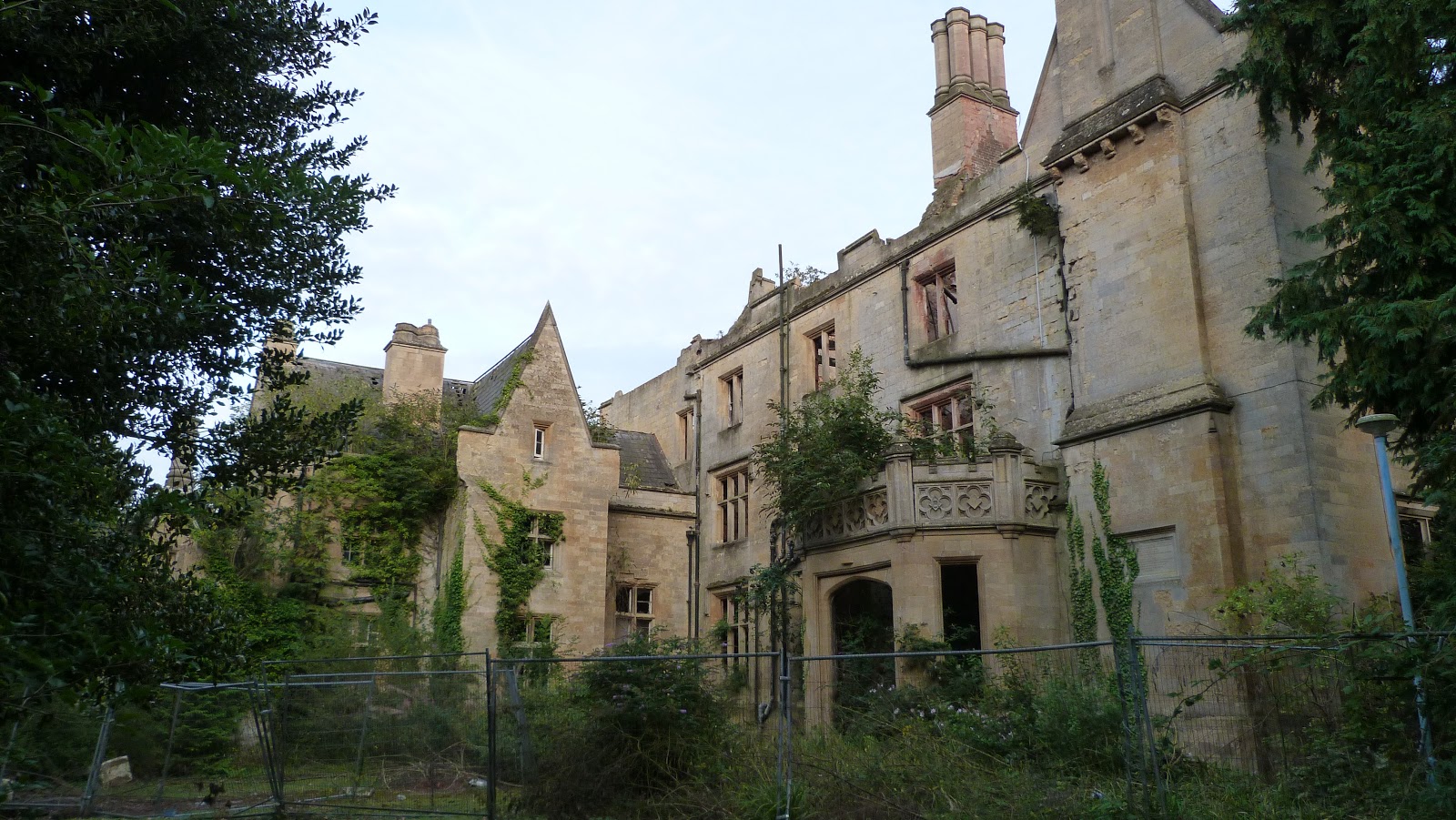 Nocton in Lincolnshire: Nocton Hall - inside out