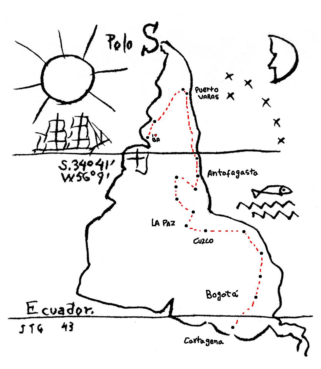 Professora Roberta : Análise: América Invertida - Torres Garcia (1943)