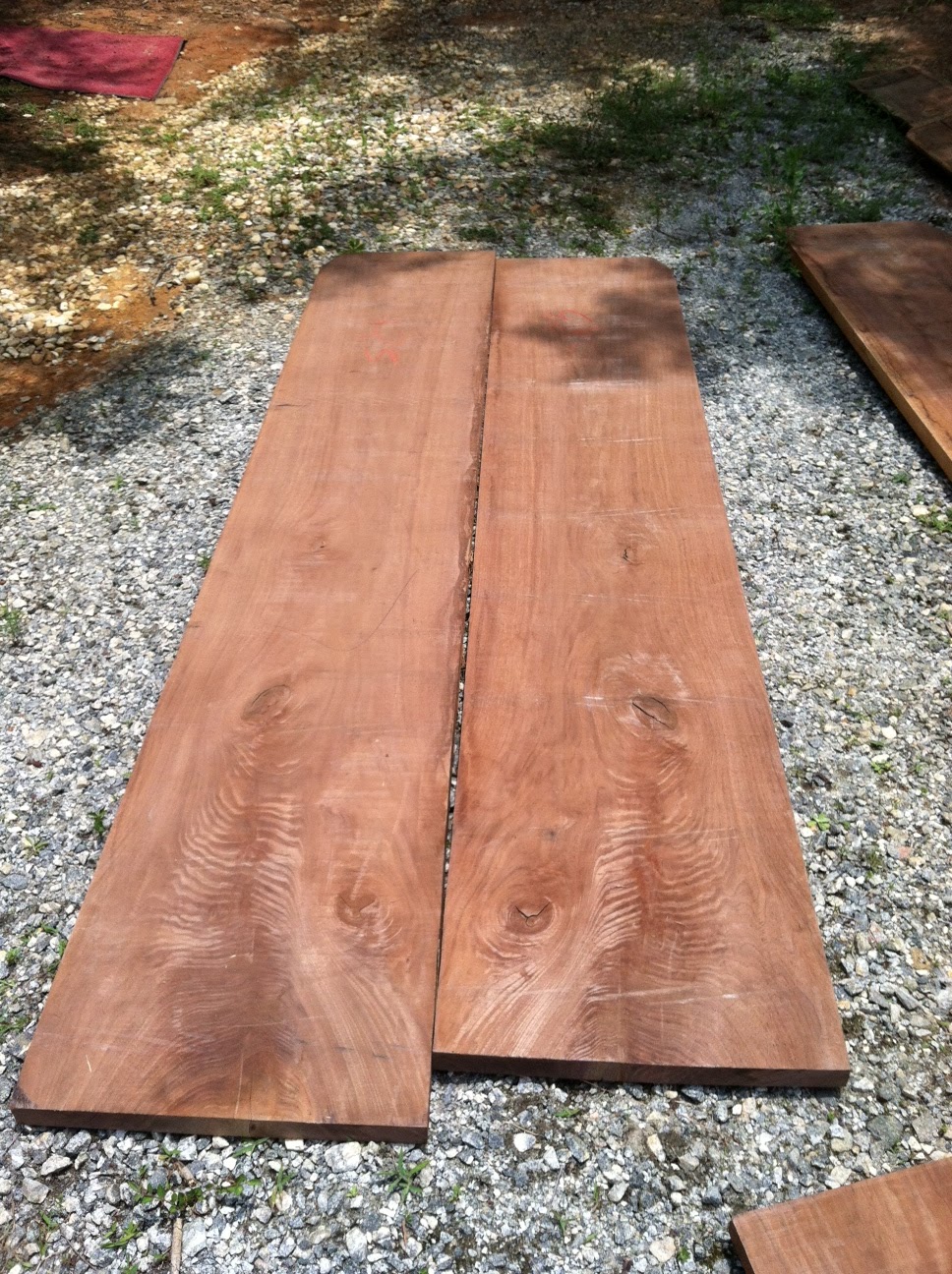 ANTIQUE ATTIC: Black Walnut Planks are Here!