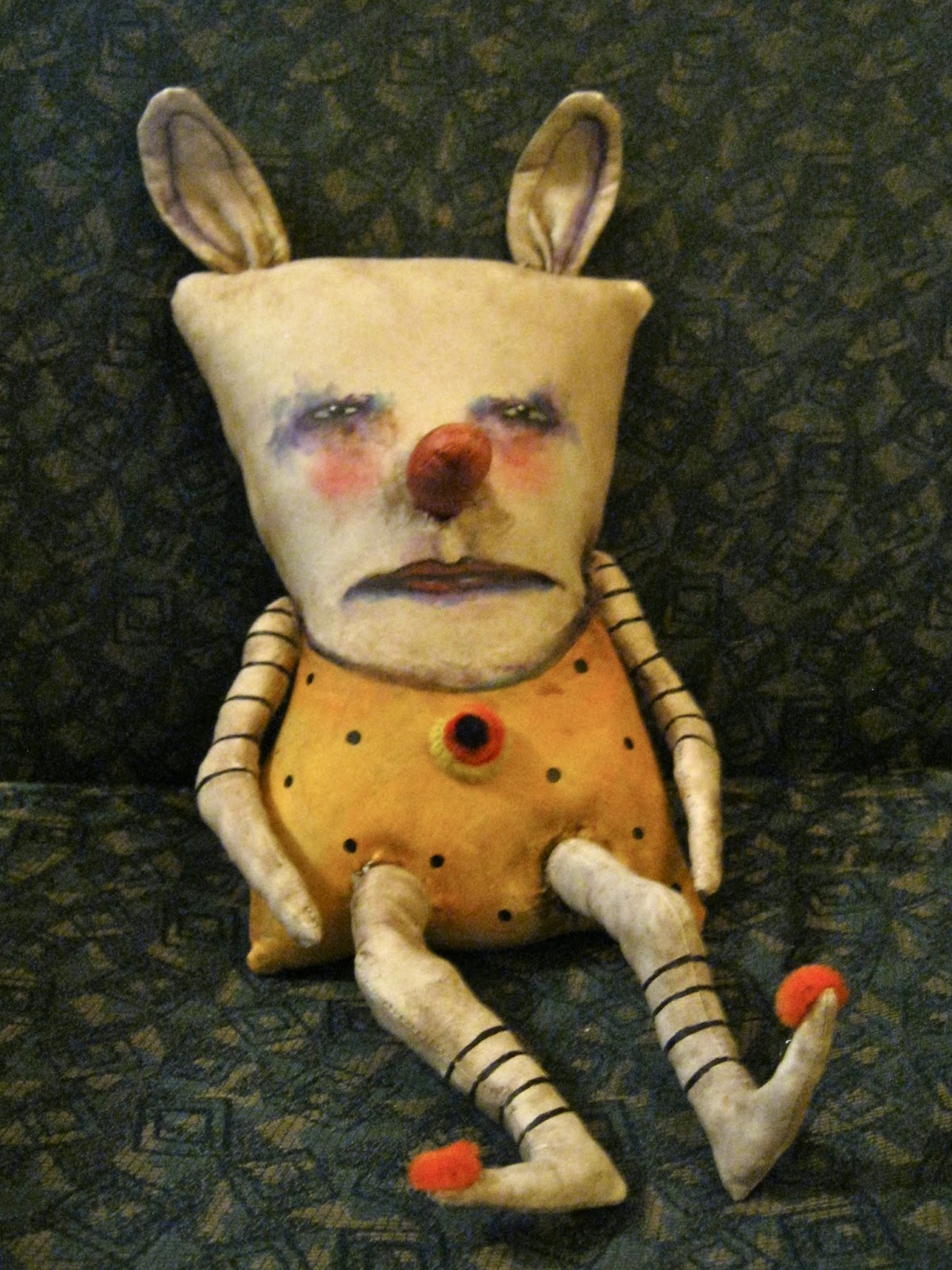 Sandy Mastroni: very wise very creepy rabbit Sandy Mastroni { etsy }