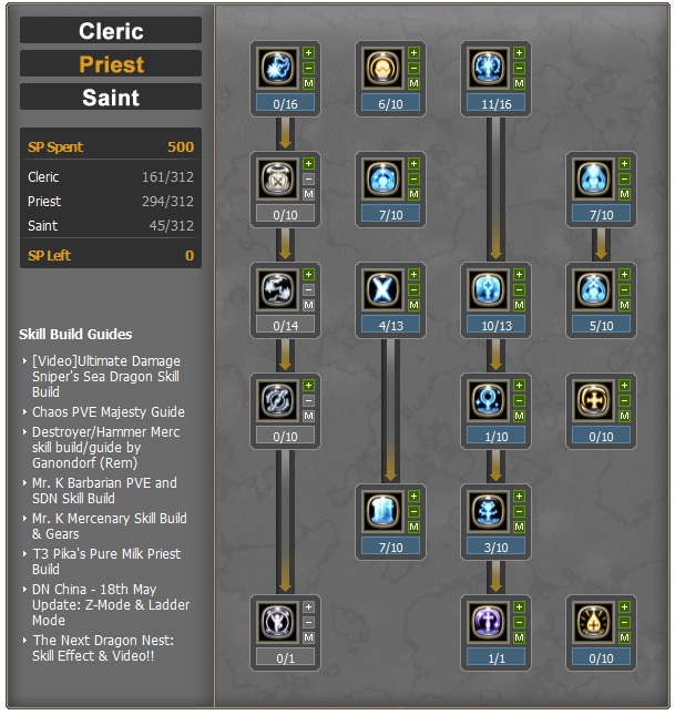 [Build] Full Supportive Priest - Dragon Nest SharpStation