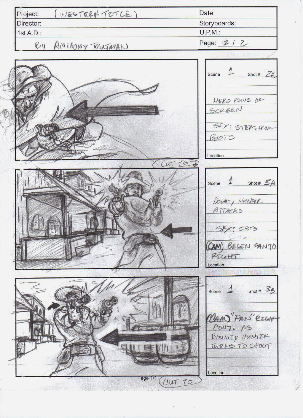 Anthony R. Trutman: 2D Animator / Illustrator: Storyboards