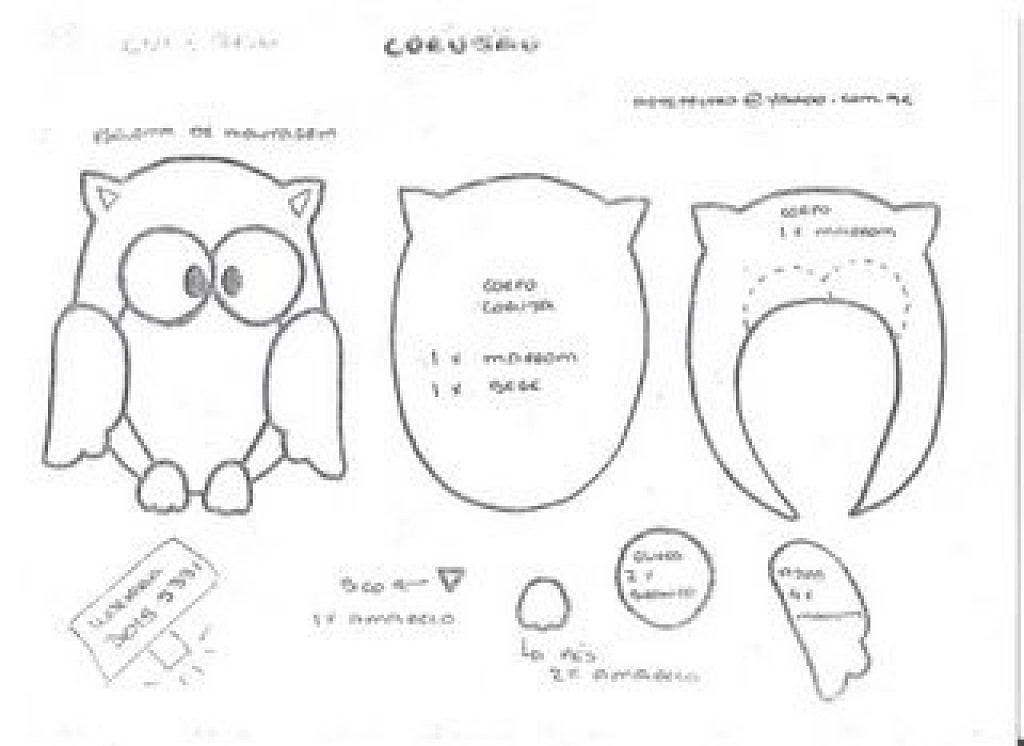 los gráficos del gato: PATRONES FIELTRO VARIADO