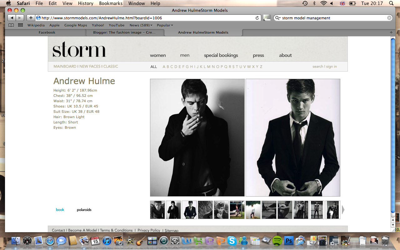 The fashion image: Male models