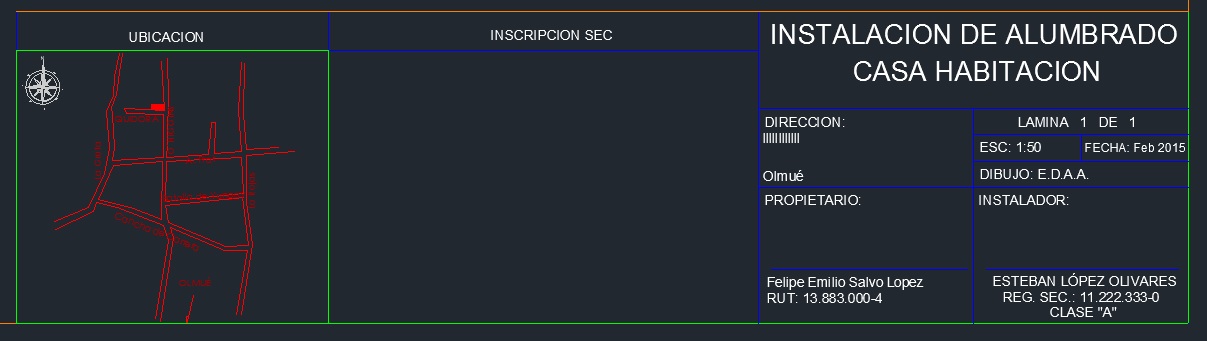 DIBUJO DIGITAL 4° M B: ROTULACIÓN DE PLANOS DE PROYECTOS ELÉCTRICOS