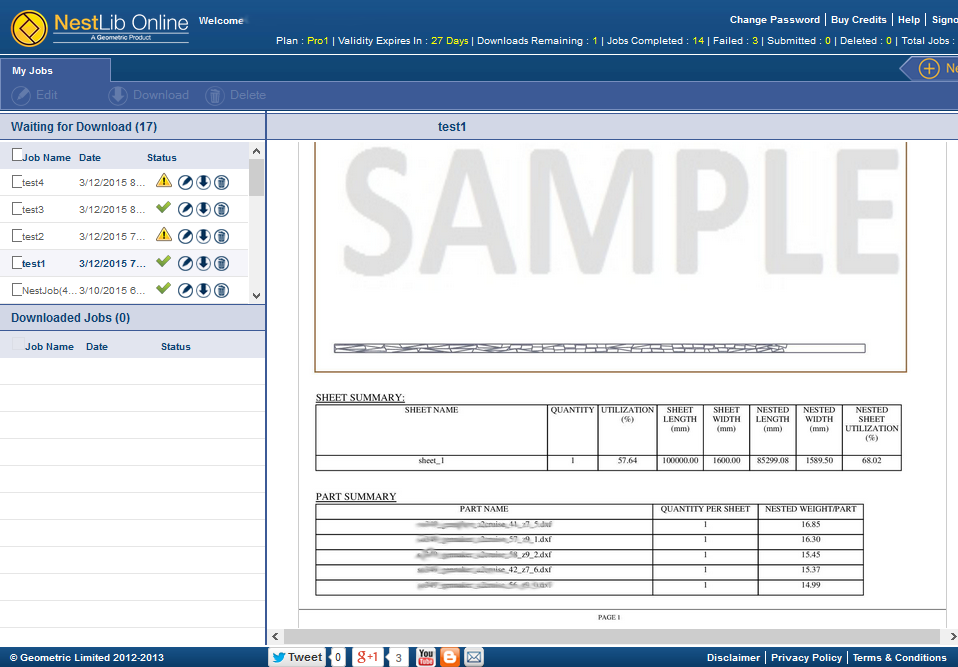 Open Sailmakers: Auto-nesting