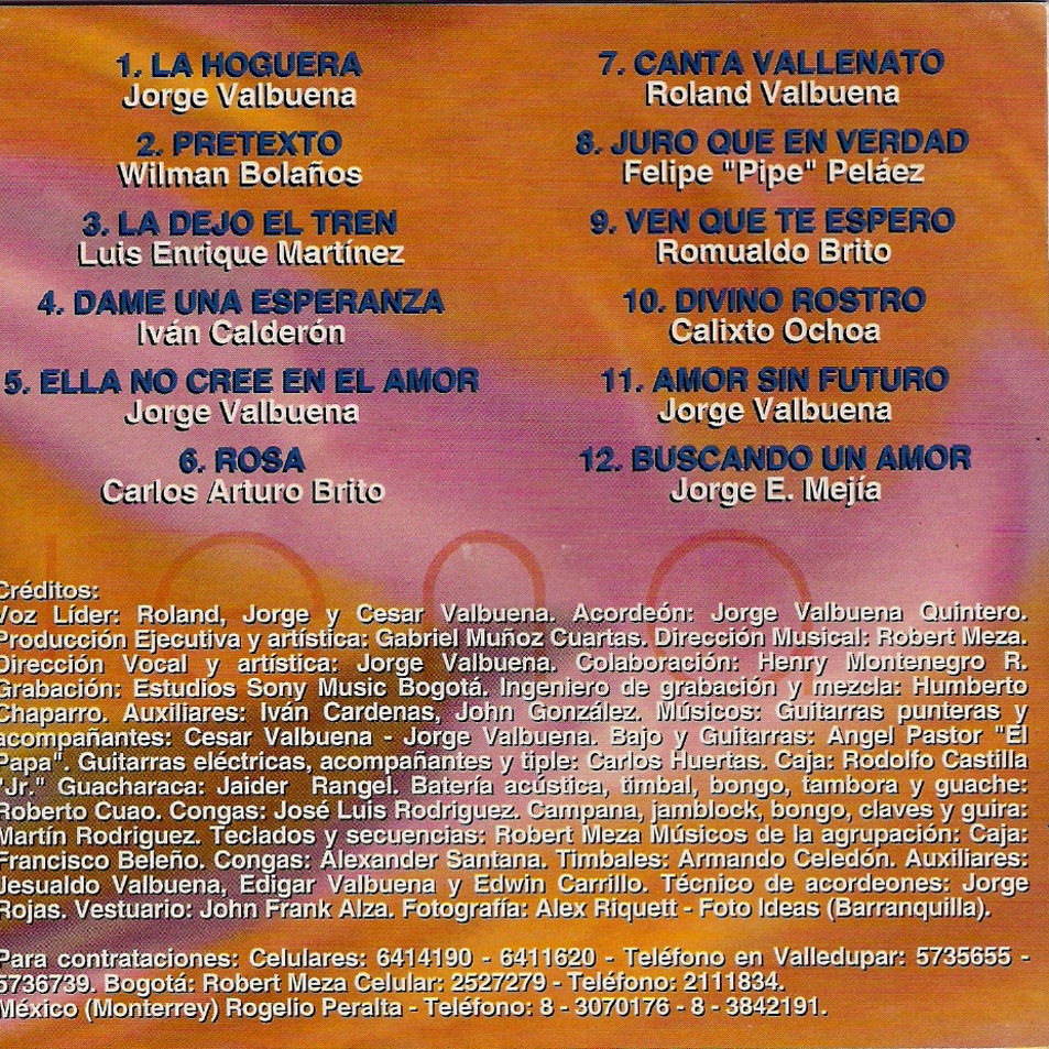 LOS VALBUENA - Otra Imagen [2001] | Caratulas Vallenatas