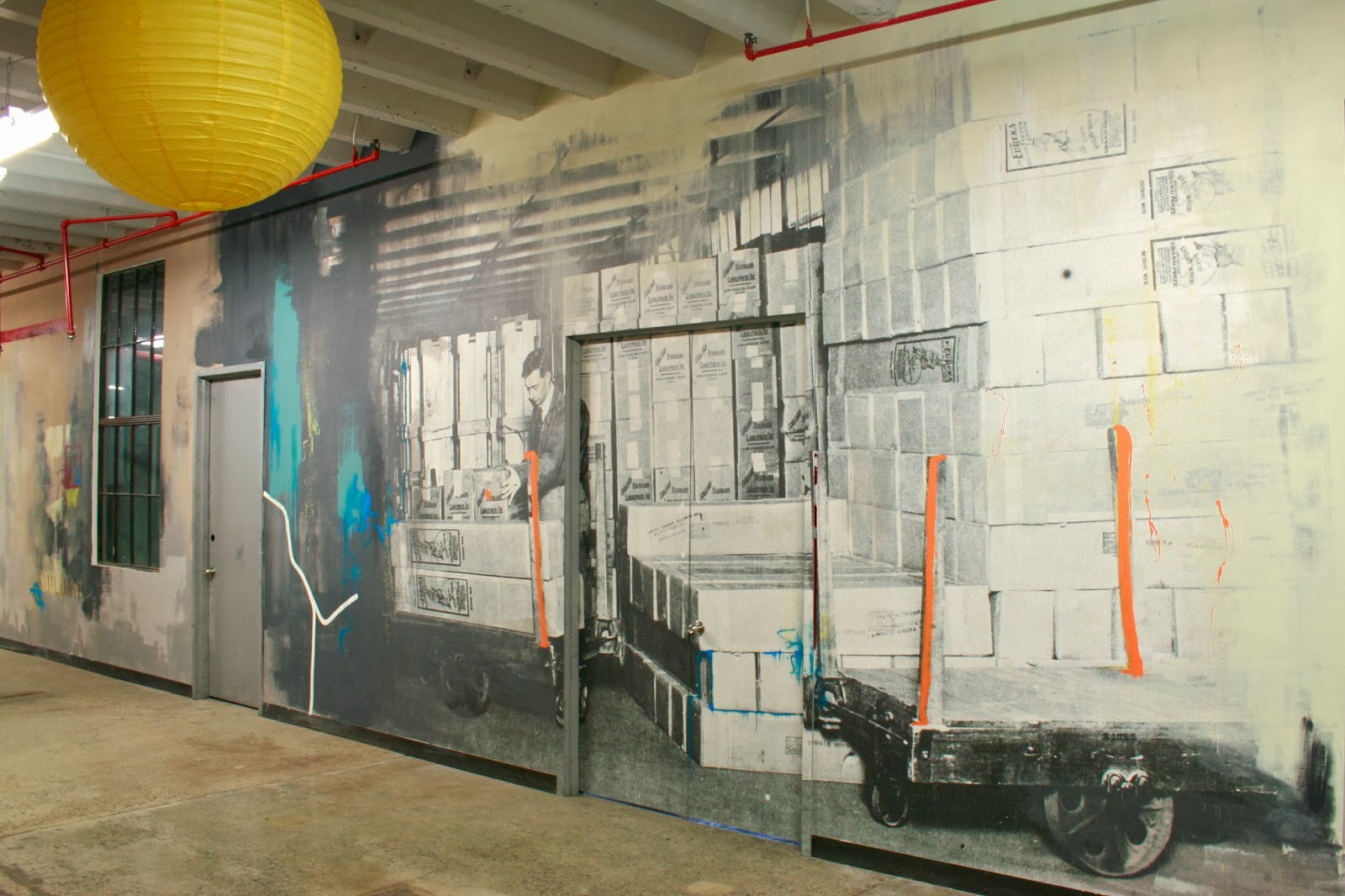 Concepts to Live By: Industry City Food Hall Mural