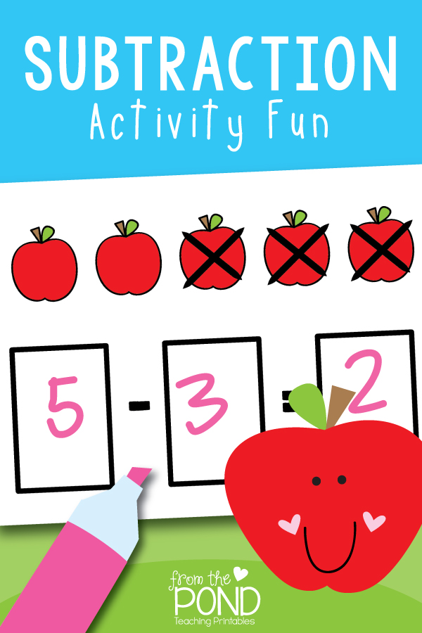 Subtraction Activity Cards | From the Pond