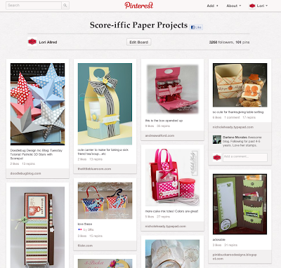 Allred Design Blog: IBP: Score-iffic Paper Craft Ideas