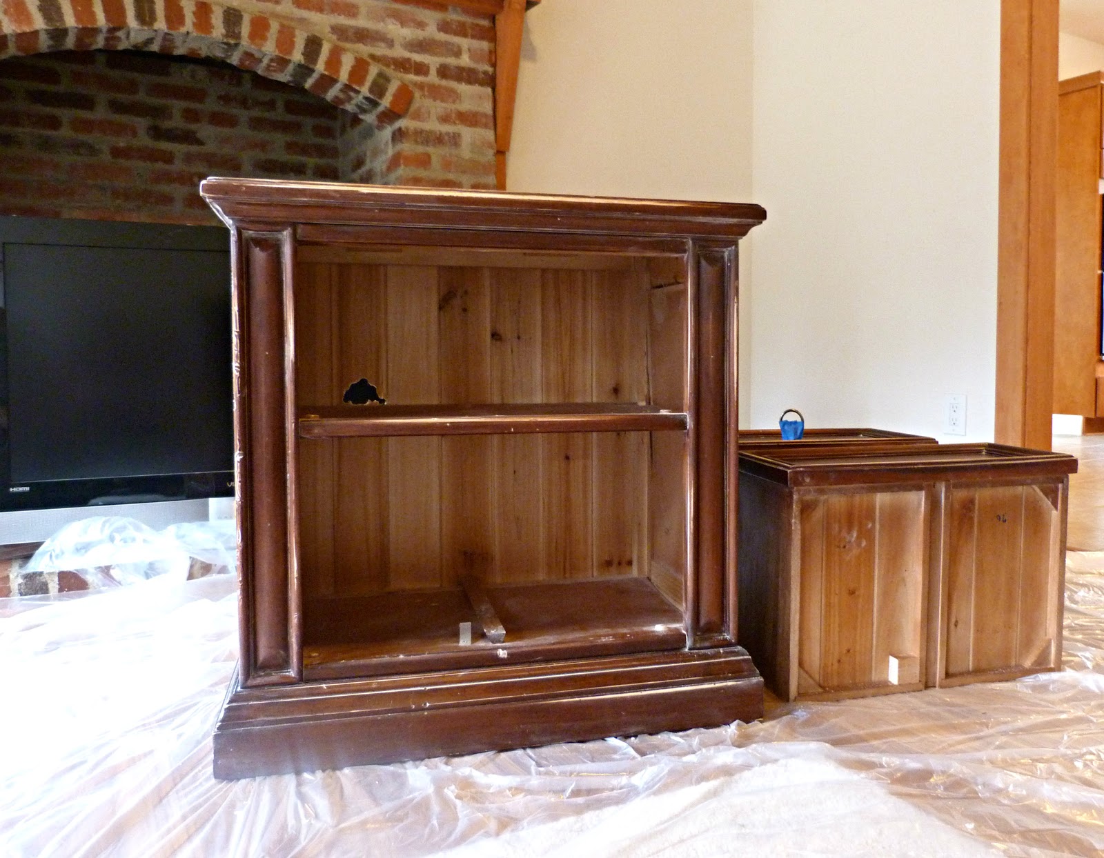 Taking Notes...Coast to Coast: Repurposed TV Stand