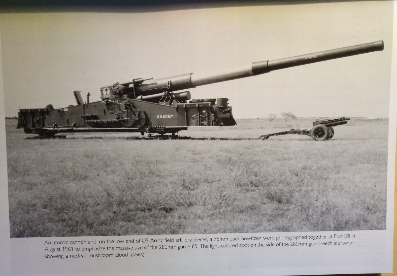 On The Old Barbed Wire: M65 Atomic Cannon - Rare Photographs from ...