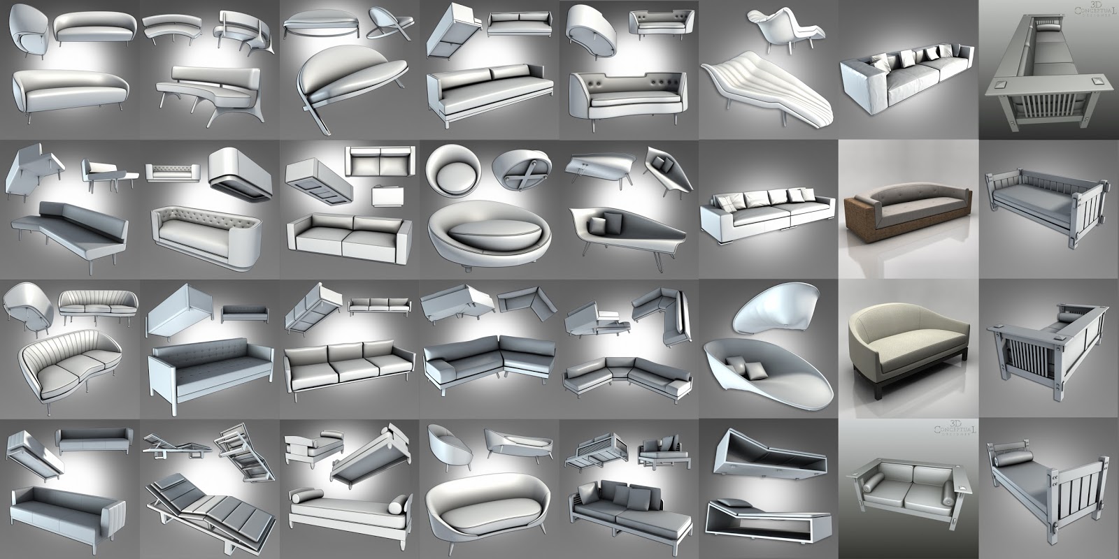 3d Max Architectural Models