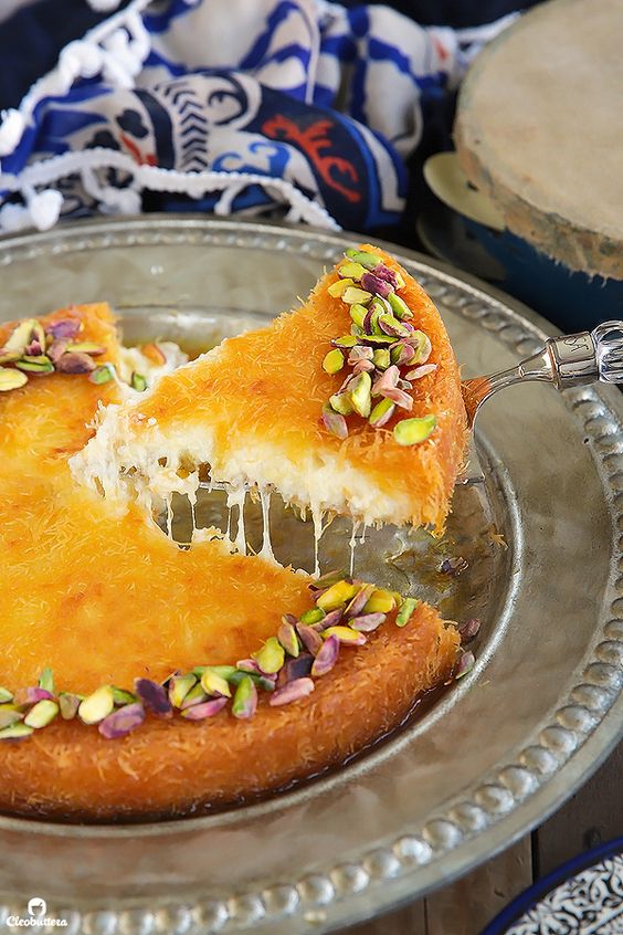 Mozzarella Cheese Kunafa - Food Inspiration Healthy