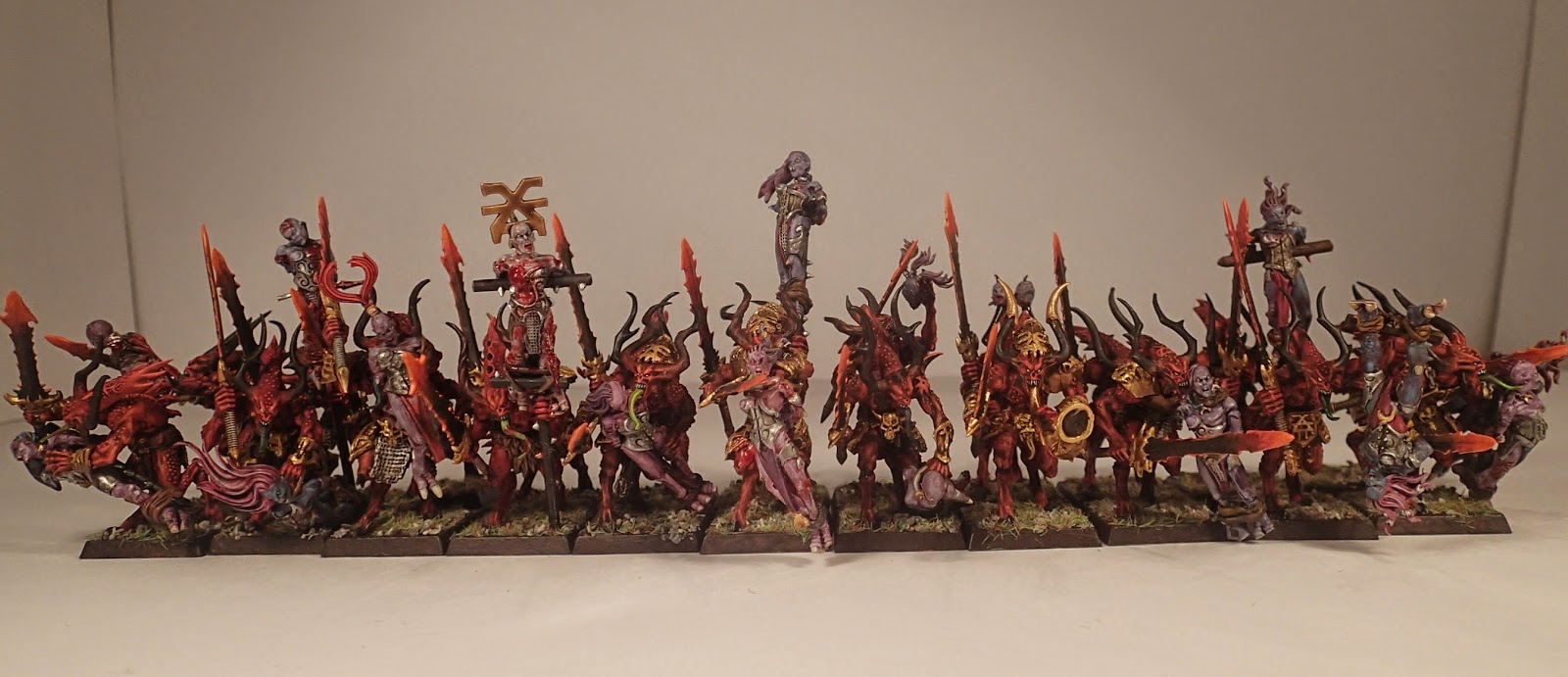 The Greater Army of Khorne: Converted Bloodletters with Daemonette ...