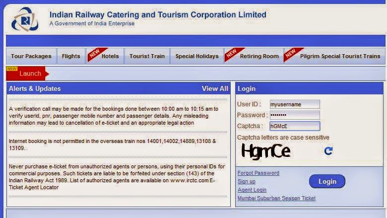 ::IRCTC:: Login Page Tatkal Seat Availability, www.irctc.co.in ...