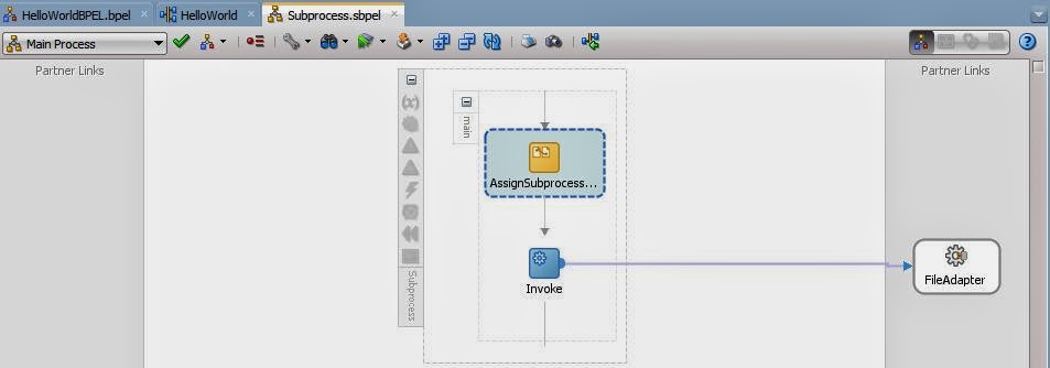 Learning SOA: SubProcess in SOA 12c