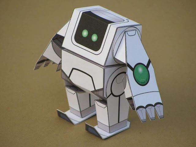 Sweet Robo Paper Craft Model - PAPEROX FREE PAPERCRAFT
