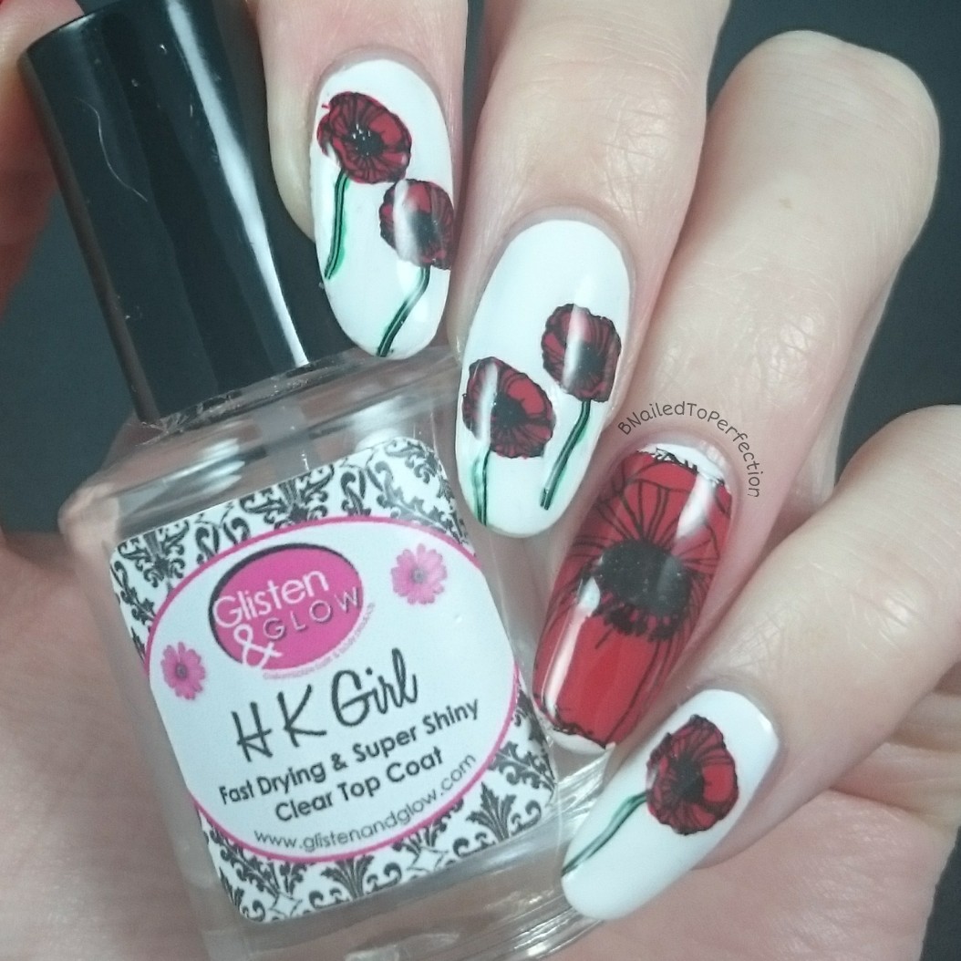 B Nailed To Perfection: Poppy Nails with Uber Chic