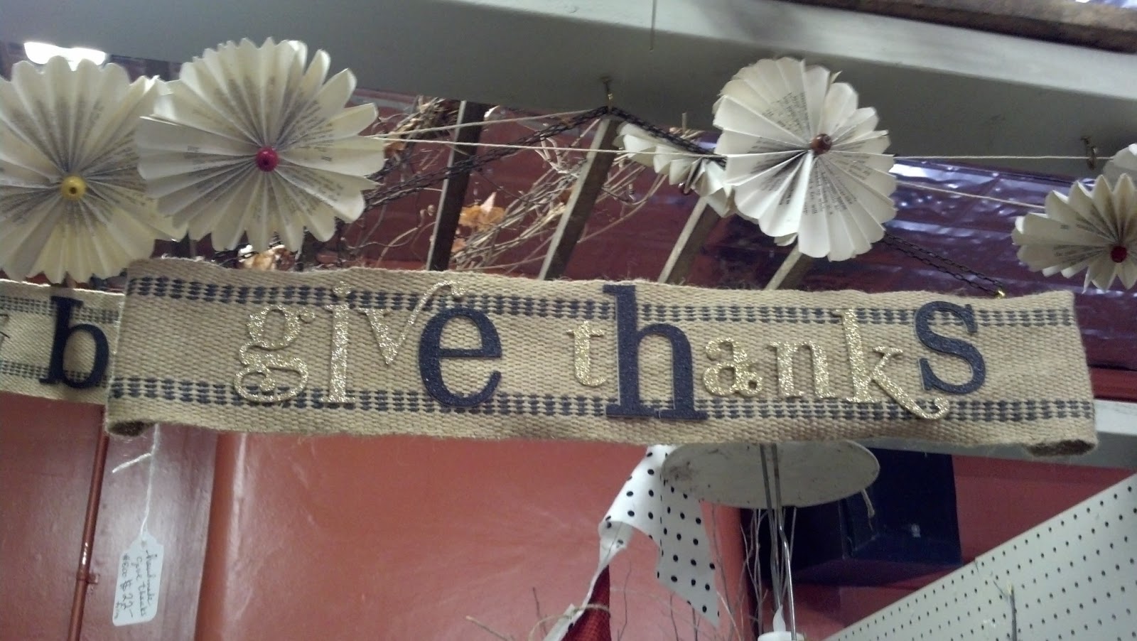 leaf and letter handmade