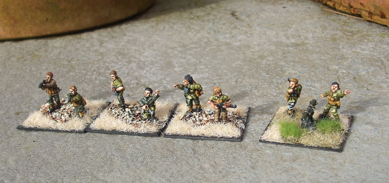 Solo Wargaming in the UK: AK47 Peter Pig Mercenaries and Militia