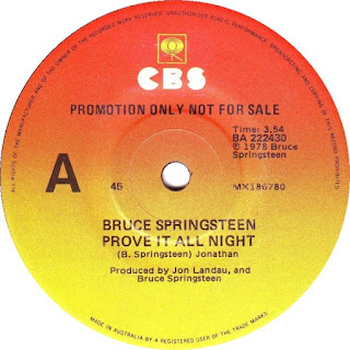 Talk From The Rock Room: Take One: Bruce Springsteen 1978 Single ‘Prove ...