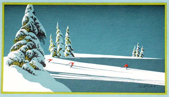 Life In The So-Called Space Age: Mid Century Christmas Card Imagery