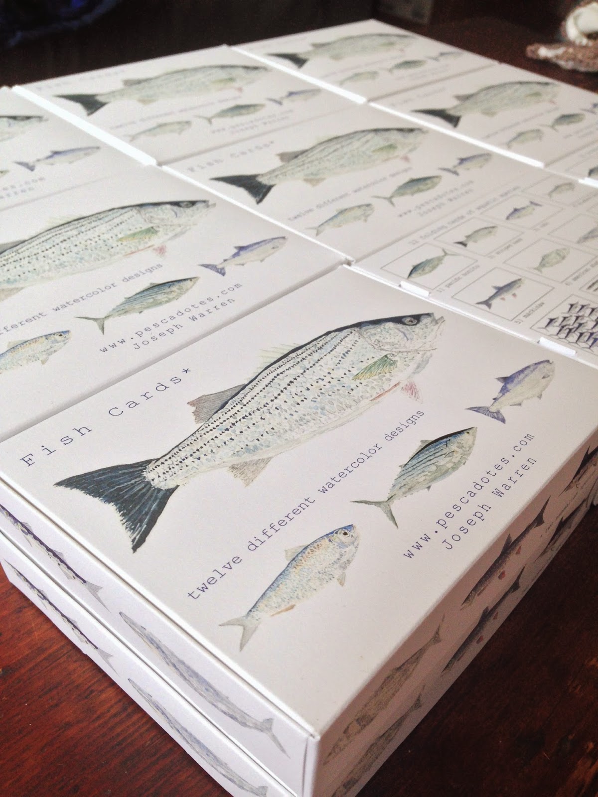 Pescadotes: new fish cards available